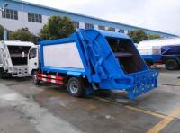 China Manual Diesel Engine Pump 5cbm Compactor Garbage Truck for Kitchen Waste Recycling for sale