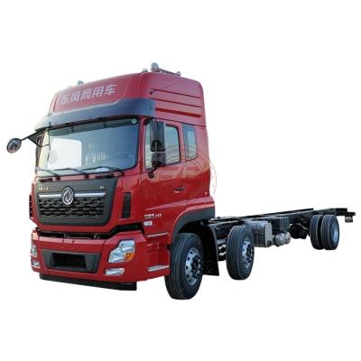 China Dongfeng 6x2 350HP Yuchai Engine Manual Transmission Euro 5 Logistics Transportation Cargo Truck Chassis for sale