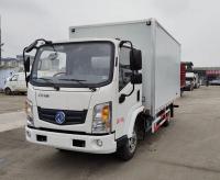 China Dongfeng 4x2 Electric Van Cargo Truck 4000x2050x2000 mm Cummins Manual Euro 5 Cylinders 4 for sale