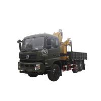 China 6x6 Crane Hydraulic Truck with Folding Telescopic Boom Arm and Gearbox Core for sale