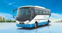 China Dongfeng Luxury Medium-Sized 16 Seat Coach Bus Euro 4 Emission Automatic Transmission for sale