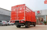 China 8 Cylinders Diesel Fuel Fence Van Cargo Trucks For Animal Transportation for sale