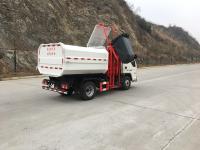 China 4x2 Mini Garbage Truck Hanging Bucket Barrel Loader 12 CBM Capacity Diesel Fuel for sale