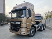 China 10-Wheel 6X4 Semi Trailer Head Tractor Truck Diesel Fuel Left Steering Fast Gear Box for sale