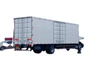 China 18 Ton Lorry Box Trucks Cargo Truck With 10120kg Payload And Van Cargo Tank Type for sale