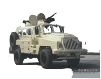 China 4 X 4 Panzer Truck Off Road Land Pickup SUV Vehicle Normal Driver'S Seat 4-6L Engine Capacity for sale