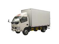 China Used Commercial Truck 4x2 Van Cargo Truck For Materials Transport 7530ml Displacement for sale