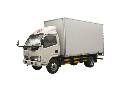 China Used Commercial Truck 4x2 Van Cargo Truck For Materials Transport 7530ml Displacement for sale