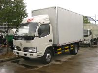 China Used Commercial Truck 4x2 Van Cargo Truck For Materials Transport 7530ml Displacement for sale