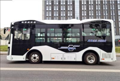 China 150kW Lithium ion Battery Air Suspension bus electric With 300km Range for sale