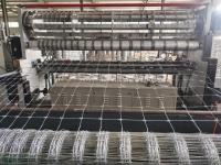 China Plc Fixed Knot Grassland Fence Machine Animal Protection Mesh Width 2440mm for sale