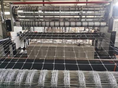 China Plc Fixed Knot Grassland Fence Machine Animal Protection Mesh Width 2440mm for sale