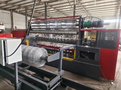 China Mesh Width 2440mm Fixed Knot Fence Machine Line Wire Space 75mm 220v for sale