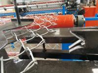 China 4mm Fully Automatic Chain Link Fencing Machine , Chain Link Fence Weaving Machine for sale