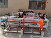 China 3.8kw Diamond Mesh Making Machine , Fully Automatic Chain Link Fence Machine for sale