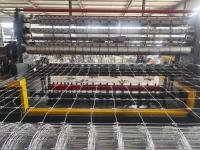 China Automatic Roll Mesh 220V Fixed Knot Fence Machine / Line For Deer Net for sale