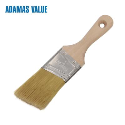 China Hard Wooden Handle Synthetic Paint Brush For Water - Based Paint Or Decoration for sale