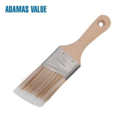 China Smooth And Even Flat Paint Brush , Synthetic Filament Professional Paint Brushes for sale