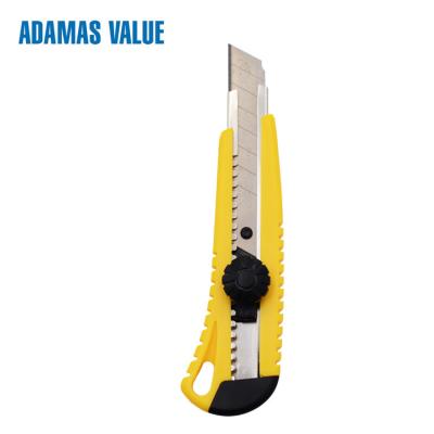 China Screw - Lock Utility Blade Cutter Easily Replacing Blades With Hardened Plastic Handle for sale