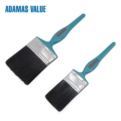 China 14-16mm Thickness Synthetic Paint Brush Wooden Handle For Water Based Paint for sale