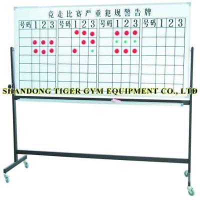 China Track and Field Equipment Foul Bulletin Board for Walking Race for sale