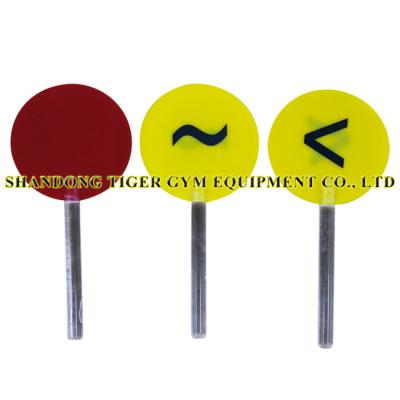 China Track and Field Equipment Set of Walking Judges Paddles for sale