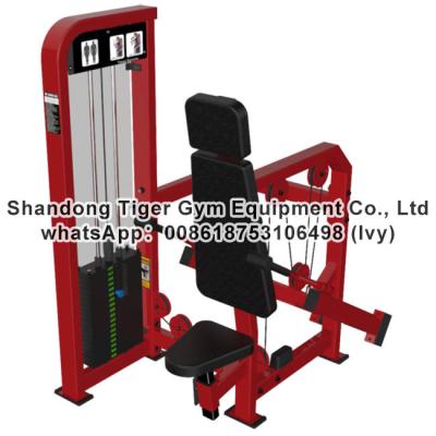 China Single Station Gym fitness equipment machine seated dip / Triceps extension exercise machine for sale