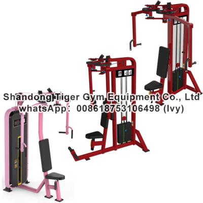China Single Station Gym fitness equipment machine Pectoral Fly / Rear Deltoid exercise machine for sale