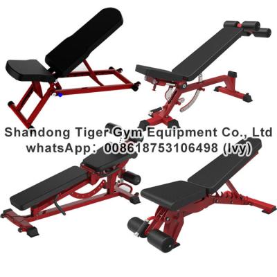 China Gym Fitness Equipment Foldable adjustable dumbbell bench for sale