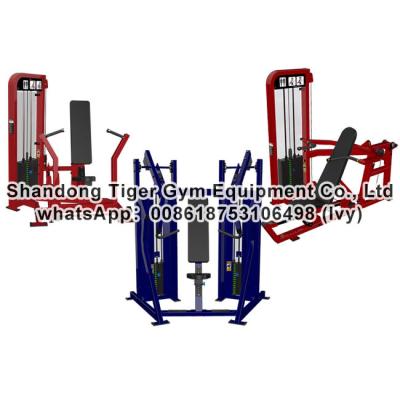 China Gym Fitness Equipment Shoulder Press / Seated Chest Press exercise machine for sale