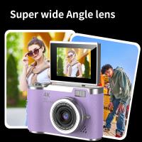 China DLC Retro Ccd Digital  Camera  Ultra-high-definition Flip-cover 4K Ultra-clear Image, Portable for Students and Campus Travel for sale