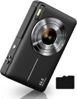 China Digital Camera FHD 1080P Digital Point and Shoot Camera with 16X Zoom Anti Shake 32GB Card Compact Small Camera for Boys Girl for sale