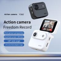 China 2.0 Inch Flip Screen Go Pro Style CCD Action Camera 1080P 120 Wide Angle MicroSD WIFI Stabilization for Travel for sale