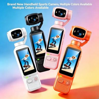 China Best Popular Mini Pocket Gimbal Action Camera Wholesale OEM Laser Logo Custom 1.97 Inch HD Screen for Global Resellers for sale