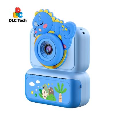 China DLC Children Instant Print Camera 4800MP HD Dual Lens 1080P Video Built-in Fill Light Soft Screen One-Click MicroSD MP3 Filter for sale
