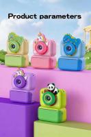 China DLC Children Instant Print Camera 4800MP HD Dual Lens 1080P Video Built-in Fill Light Soft Screen One-Click MicroSD MP3 Filter for sale