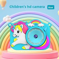 China Manufacturer New Children's Front Back HD Dual Camera Mini Camera Fun Educational Toy Video Recording Timed Shooting Auto Focus for sale