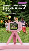 China DLC Flicker-Free Eye Protection Screen  HD Digital Camera for Kids | Dual-Lens Video Recording  & Filter 1080P CMOS Sensor MP3 for sale