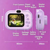 China DLC Flicker-Free Eye Protection Screen  HD Digital Camera for Kids | Dual-Lens Video Recording  & Filter 1080P CMOS Sensor MP3 for sale