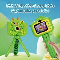 China DLC Kids Digital Camera Cartoon Unicorn Dolphin Design Child Friendly Easy Button Timed Selfie Portable Mini Camera Hot Selling for sale