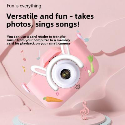 China Kids Camera 2.4 Inch HD Dual Lens Digital Video Recorder Toddler Child Single Reflex Camera Toy Birthday Gifty Gift for sale