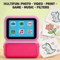 China Multifunctional Cute Kids Camera with Dual Lenses Full HD Video Print Photos Play Music & Games Apply Filters 1 Year Warranty for sale