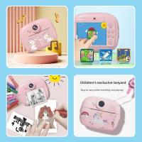 China Cross-border Multifunctional Children's Camera, Instant Camera, Can Take Selfies and Print, Portable Small Camera for sale