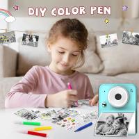 China Cross-border Exclusive Supply of Instant Print Digital Cameras, Children's Mini Cameras, High-pixel Toy Mobile Phones, and Camer for sale
