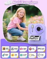 China Kids Toy Digital Children Camera for Photography Instant Kids Camera Dual Lens Mini Thermal Printer Instant Photo Camera for sale