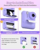 China Kids Toy Digital Children Camera for Photography Instant Kids Camera Dual Lens Mini Thermal Printer Instant Photo Camera for sale