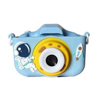 China Children's Dual-Camera Portable Mini Camera 2.0-inch IPS Screen Burst Mode Game Timer CCD Sensor Full HD 4K Video 2X-7X Zoom for sale