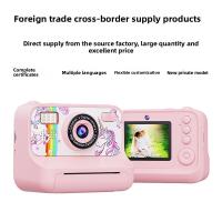 China Instant Print Children's Digital Thermal Mini Camera with CMOS Sensor MicroSD Plastic 4K Video 2.4
