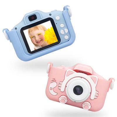 China Children's Mini Digital Video Camera Small SLR Sports Camera Cartoon Toy High-Definition Dual Camera Photography for sale