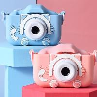 China Children's Mini Digital Video Camera Small SLR Sports Camera Cartoon Toy High-Definition Dual Camera Photography for sale